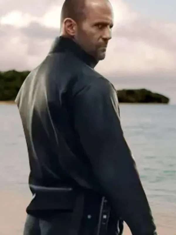 Jason Statham A Working Man 2025 Black Jacket